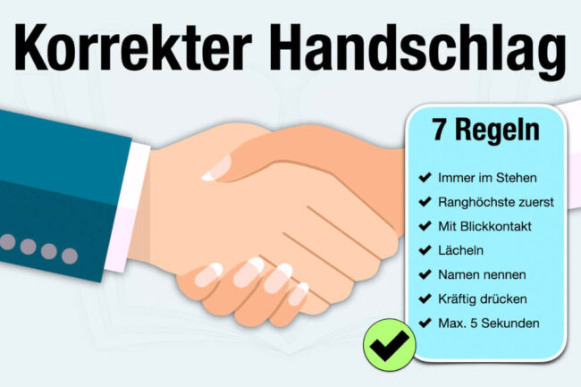 Handschlag Arten: Richtig die Hände schütteln