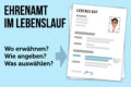 Ehrenamt im Lebenslauf: Tipps, wo und wie angeben?