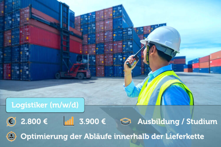 Logistiker: Aufgaben, Ausbildung, Gehalt + Bewerbung