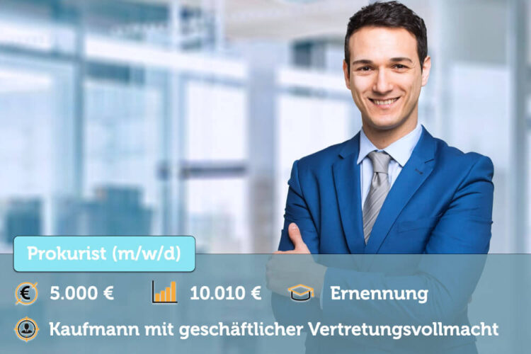 Prokurist: Aufgaben, Studium, Gehalt + Bewerbung